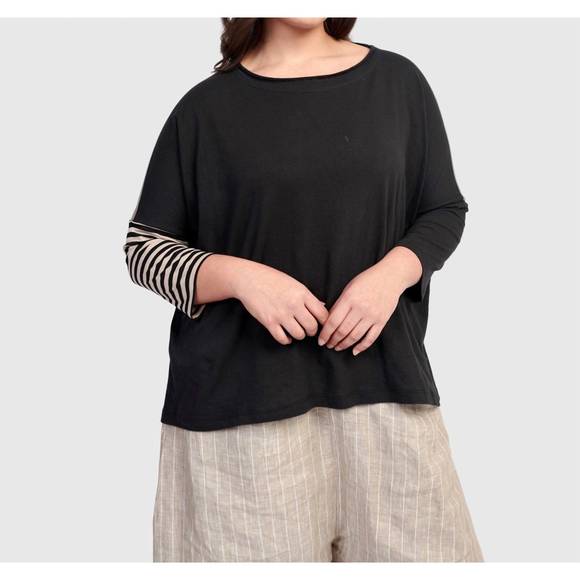 Alembika | Tops | New Alembika Urban Coyote Long Sleeve Top In Black ...